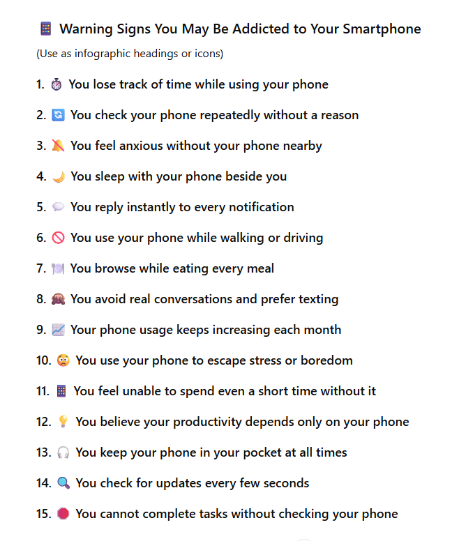 15 Signs of Cell Phone Addiction and How to Stop It - Prizm Institute